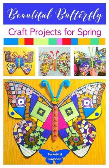 Butterfly Craft Projects for Spring - The Natural Homeschool