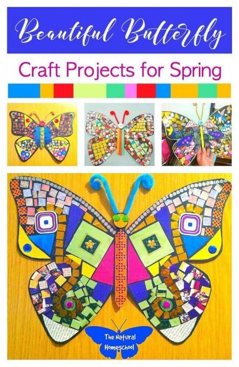 Butterfly Craft Projects for Spring - The Natural Homeschool