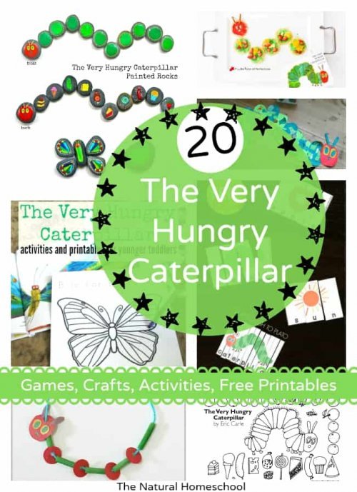 The Very Hungry Caterpillar Printable Days of the Week and Food - The ...
