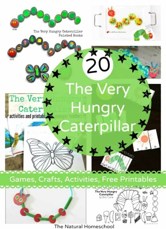 The Very Hungry Caterpillar Activities and Free Printables List - The ...