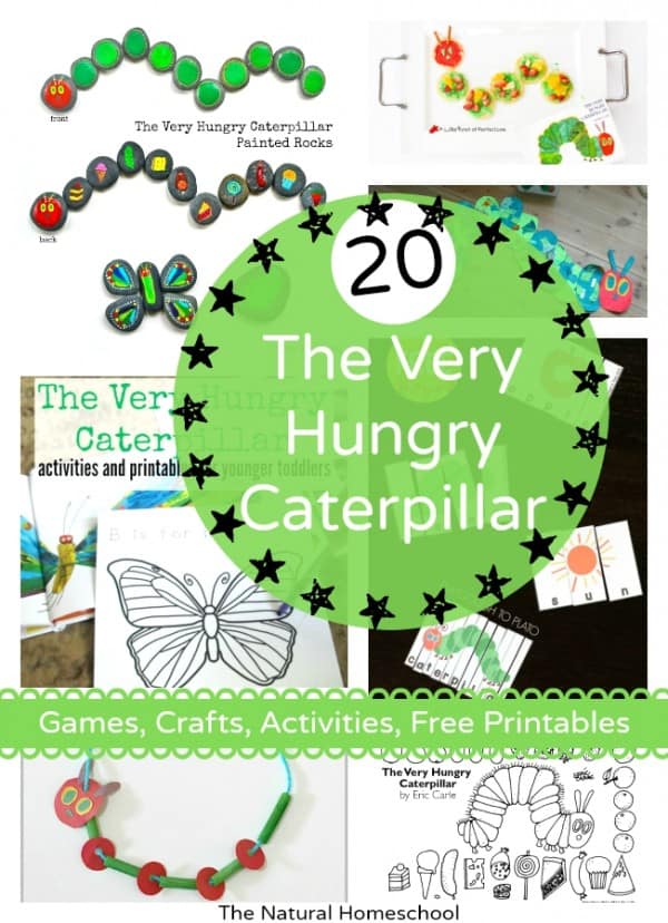 The Very Hungry Caterpillar Printable Days of the Week and Food - The ...