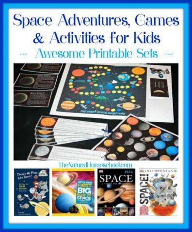 Space Adventures, Games & Activities for Kids {Printable Sets} - The ...