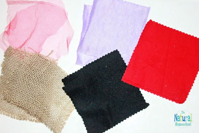Sensorial Montessori Curriculum Free Fabric Box Tutorial - The Natural ...