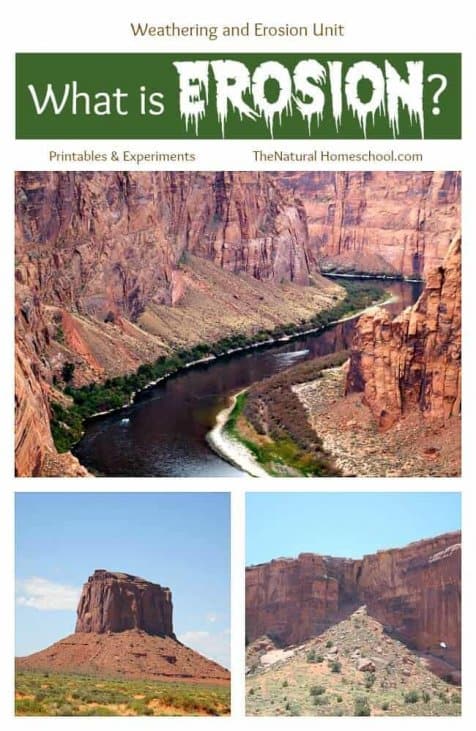 What Does Erosion Mean? {Printables} - The Natural Homeschool