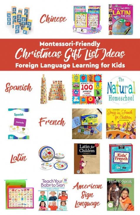 Christmas Gift List Ideas ~ Foreign Language Learning for Kids - The ...
