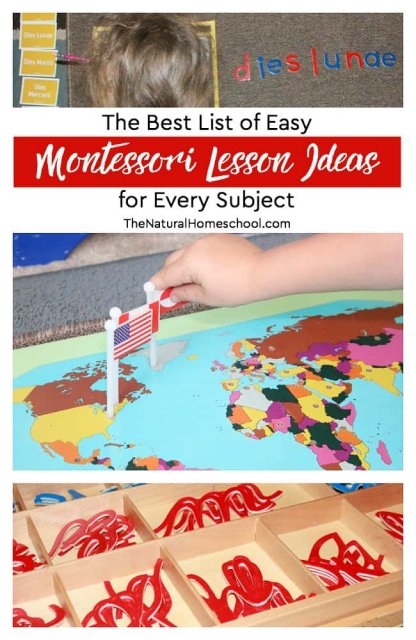 Easy Montessori Lesson Ideas for Every Subject (Free Montessori ...