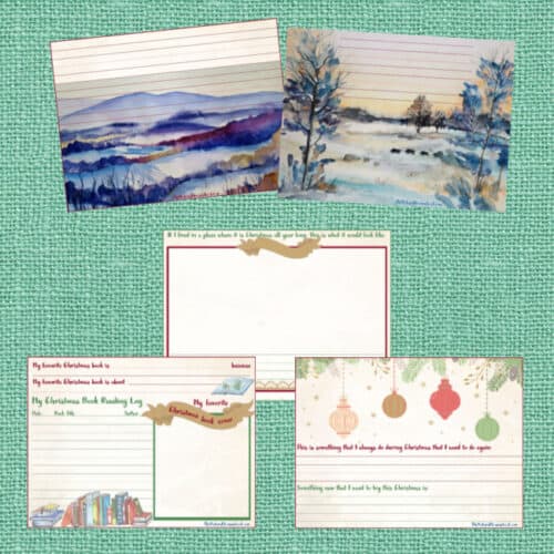 My Printable Christmas Journal - The Natural Homeschool