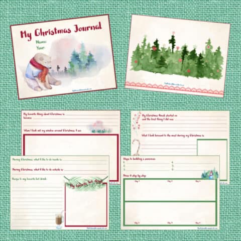 My Printable Christmas Journal - The Natural Homeschool